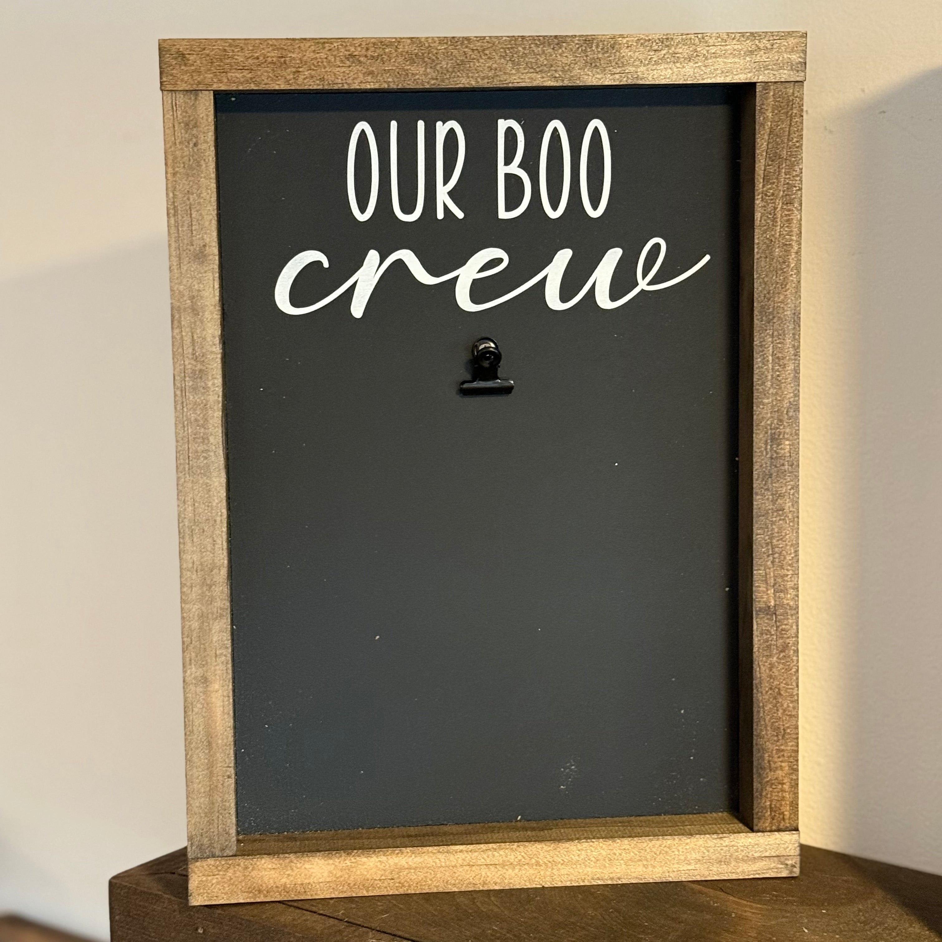 Our Boo Crew Wood Sign – livalittleathome